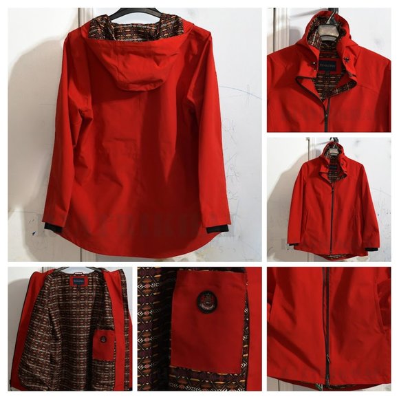 Pendleton | Jackets & Coats | Nwt Red Pendleton Ladies Hooded Rain ...
